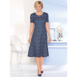 WITT WEIDEN Jerseykleid, blau|weiß