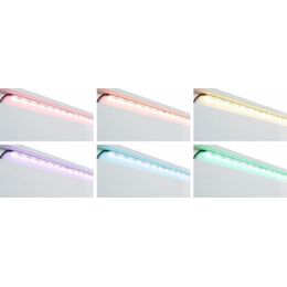 LED Schrankinnenraumbeleuchtung RGB Flexband, LED fest integriert, Farbwechsler, (1 Stück) mit Funkfernbedienung, weiß