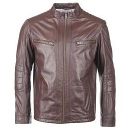 Bikerjacke JCC "Fabiano" Gr. 54, braun Herren Jacken