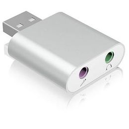 RaidSonic ICY BOX® RaidSonic ICY BOX® IB-AC527 USB 2.0/3,5 mm Klinke Headset-Adapter