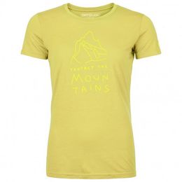 Ortovox - Women's 150 Cool Mountain Protector T-Shirt - Merinoshirt Gr S wabisabi