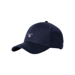 Gant Baseball Cap Neutral Unisex High Shiel Basecap High Cap aus Baumwolltwill, blau