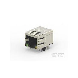 TE Connectivity RJ45 JACK INT.MAG. 1GB LED 1X1, Roll of 80 Pieces - 1-2301994-0