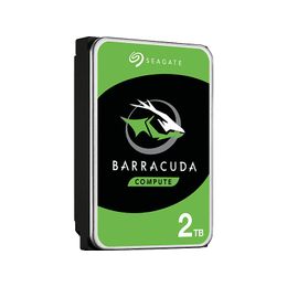 Seagate BarraCuda Festplatte Retail, 2 TB HDD SATA 6 Gbps, 3,5 Zoll, intern