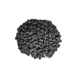 Lego® Spielbausteine Lego® 2x4 Steine Hochsteine Dunkelgrau