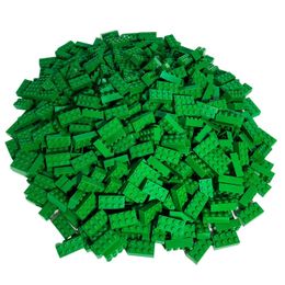 Lego® Spielbausteine Lego® 2x4 Steine Hochsteine Grün