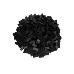 Lego® Spielbausteine Lego® 2x4 Steine Hochsteine Schwarz