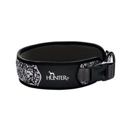 Hunter Tierbedarf Hunde-Halsband Halsband Divo Reflect schwarz/grau