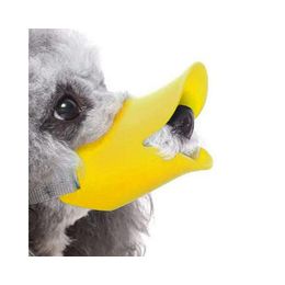 Rwoythk Maulkorb Anti-Biss Ente Mundform Hund Mundbedeckungen Haustier Mund Set