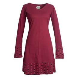 Vishes Jerseykleid Lagenlook Jerseykleid Strickkleid Sweatshirt-Kleid Elfen