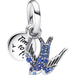 Pandora Damen Charm, 925er Silber, silber