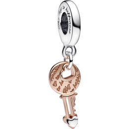 Pandora Damen Charm, 925er Silber, bicolor