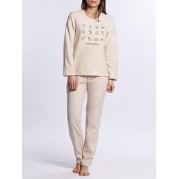 Melissa Brown Pyjama in Beige - XL