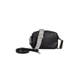 Gabor Handtasche Silena, hochwertig gewebte Gurtband und ein filigranes Logo, schwarz