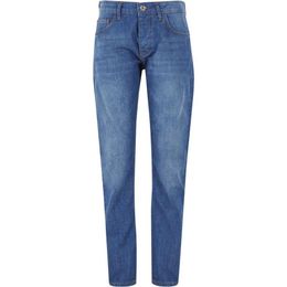 2Y Premium Bequeme Jeans Herren 2Y Basic Slim Fit Denim, blau