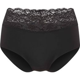 Aubade Sweetessence Taillenslip, florale Spitze, für Damen, schwarz, 38