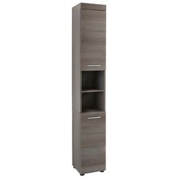 Hochschrank Welltime "Royan" Schränke Gr. B/H/T: 30 cm x 30 cm x 190 cm, 1, silberfarben (eichefarben rauchsilber) Bad-Hochschrank Hochschrank Bad-Hochschränke Schränke