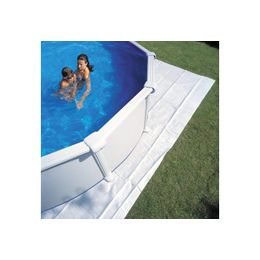 summer fun Pool-Bodenschutzfliese Extra Bodenschutzvlies für Oval/Achtformbecken 800
