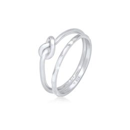 Elli Ring-Set Knoten Verknotet Trend Basic 2er Set 925 Silber