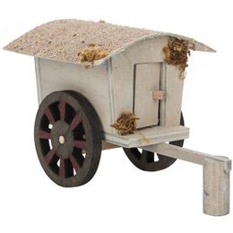 buttinette Hirtenwagen aus Holz, 14,5 x 9 cm