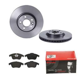 Brembo Bremsensatz-Vorderachse COATED DISC LINE / STANDARD Bremsensatz, Scheibenbremse vorne rechts links innenbelüftet 300mm für VOLVO ASIA LAND ROVE