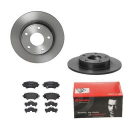 Brembo BREMSSCHEIBEN Ø265MM + BREMSBELÄGE HINTEN FÜR MAZDA 3 1.5 2.0 2.2 D 1.6(BMLFS, BM4, BN4BJS726251A B4Y02648ZB B4Y02648ZA BJS726251B B45G26251A