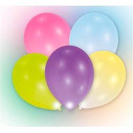 Amscan® Luftballons LED bunt, 5 St.