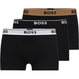BOSS Power Pants kurz, Logobund, 3er-Pack, für Herren, schwarz, XXL