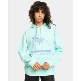 Billabong Kapuzensweatshirt &raquo;Palm Isle&laquo; Pure Aqua XL XL Material: Mischgewebe aus Baumwolle und Polyester