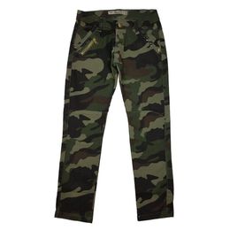 Girls Fashion 5-Pocket-Jeans Mädchen Army Tarnhose