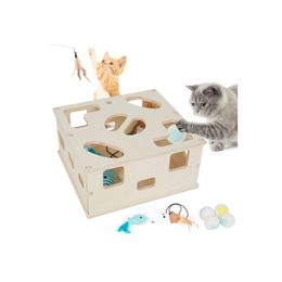 TWSOUL Futterlabyrinth Interaktives Katzenspielzeug