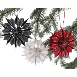 Guru-Shop Christbaumschmuck 3`er Set Weihnachtsschmuck