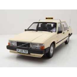 Minichamps Modellauto Volvo 740 GL Taxi 1986 beige Modellauto 1:18 Minichamps