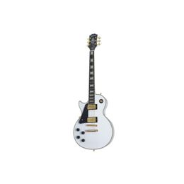 Epiphone E-Gitarre, Les Paul Custom Alpine White Lefthand