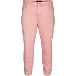 ZIZZI 5-Pocket-Jeans, rosa|rot