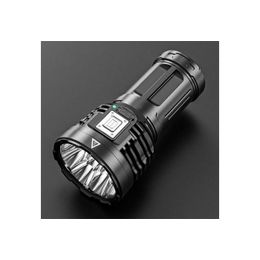 meeteu LED Taschenlampe 2x Taschenlampe Extrem Hell 2000 Lumen (Tragbare Handlampe