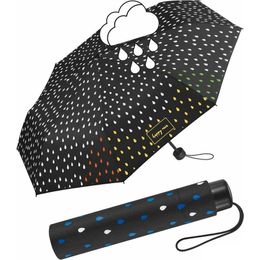 Happy Rain Langregenschirm winziger Damen-Regenschirm mit Handöffner