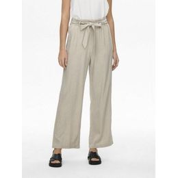 Jacqueline de Yong Stoffhose Elegante High Waist Stoffhose Paperback Marlene Pants JDYTANJA 4920 in Beige