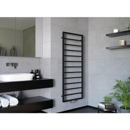 XIMAX Azur Badheizk&ouml;rper Pure Slim Schwarz Matt - 1480x600 mm