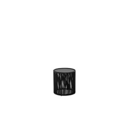 Niehoff GARDEN Beistelltisch Niehoff Loredo Beistelltisch Aluminiumgestell schwarz rund (1)