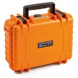 B&W International B&W International B&W Outdoor Case Typ 1000 4,1 l - Orange Mit Schaumstoffeinsatz