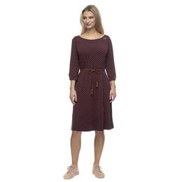 Ragwear Sommerkleid Ragwear Kleid Damen ZENITY B 2021-20021 Dunkelrot Wine Red 4055