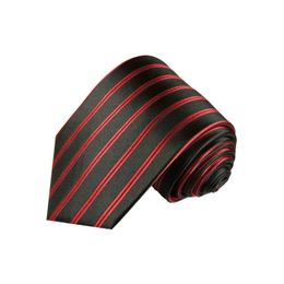 Paul Malone Krawatte Moderne Herren Seidenkrawatte gestreift 100% Seide Schmal (6cm)