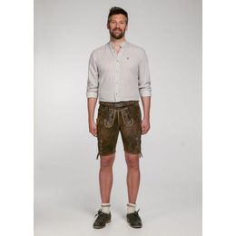 Spieth & Wensky Spieth & Wensky Shorts Lederhose Waldkraiburg mit Geldbörsentasche