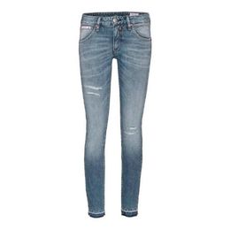 Herrlicher 5-Pocket-Jeans TOUCH CROPPED DESTROY CASHMERE TOUCH JEANS MIT BIO-BAUMWOLLE