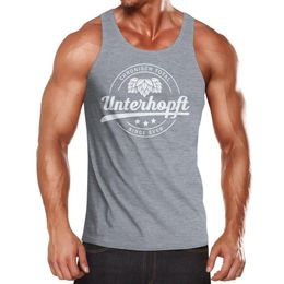 MoonWorks Tanktop Chronisch Unterhopft Tank-Top Chronisch Unterhopft since ever MoonWorks® mit Print