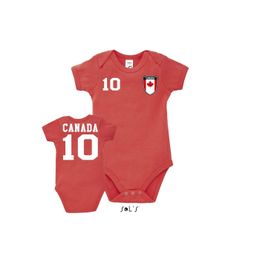 Blondie & Brownie Blondie & Brownie Strampler Kinder Baby Kanada Amerika Sport Trikot Fußball Handball Meister Copa