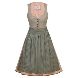 Marjo Trachtenkleid Midi Dirndl 2tlg. 65cm ROMY flaschengrün