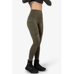 super.natural Funktionstights Funktionelle Running-Tights mit Reflektoren Merino-Materialmix mit reflektierenden Logos