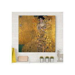 Bilderdepot24 Leinwandbild Kunstdruck Gustav Klimt Adele Bloch-Bauer gold Bild auf Leinwand XXL